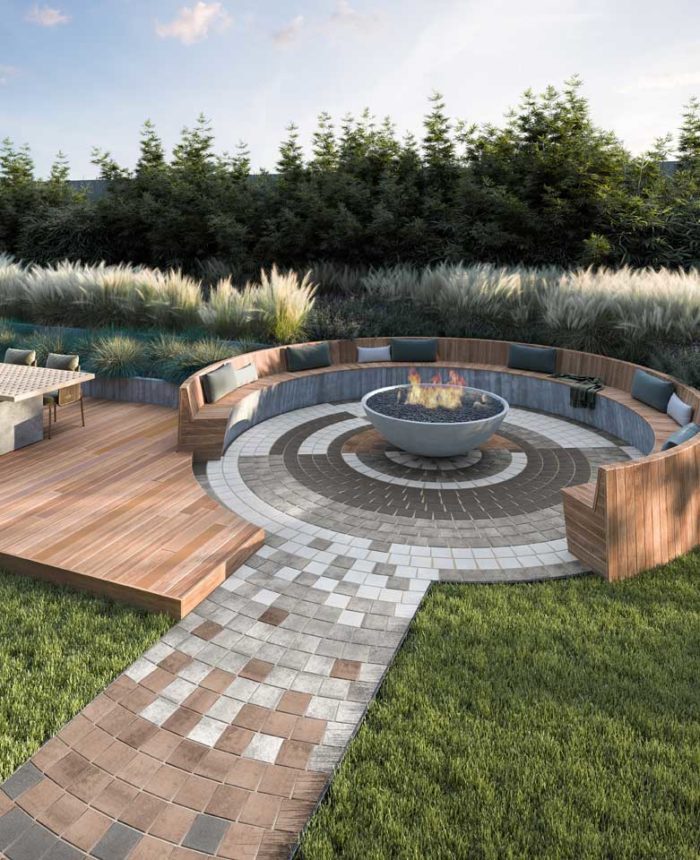 Central Precast | Create a Stunning Outdoor Fireplace with Techo-Bloc